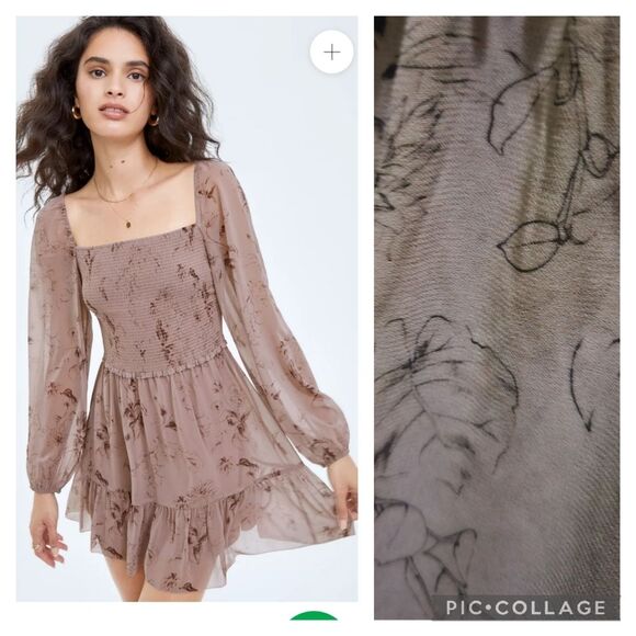 Wilfred | Dresses | Wilfred Tempest Dress Floral Tan Aritzia | Poshmark